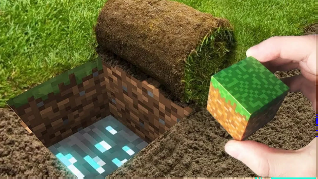 真人版我的世界:打怪居然获得了藏宝图,会有什么宝藏呢?