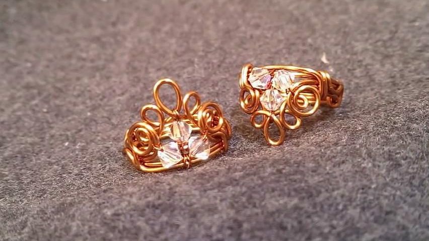 金属绕线:DIY创意手工编织一枚闪闪发光的皇冠戒指