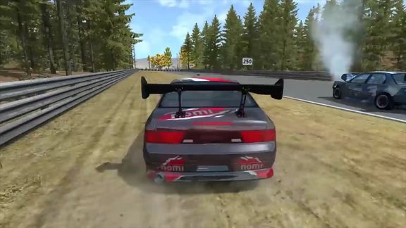 BeamNG Drive车祸模拟:汽车失控撞车