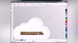 cdr快捷键cdr矢量排版 cdr字体设计 cdr金属云彩效果