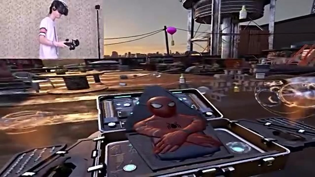 【屌德斯解说】 VR蜘蛛侠模拟器 实验各种装备