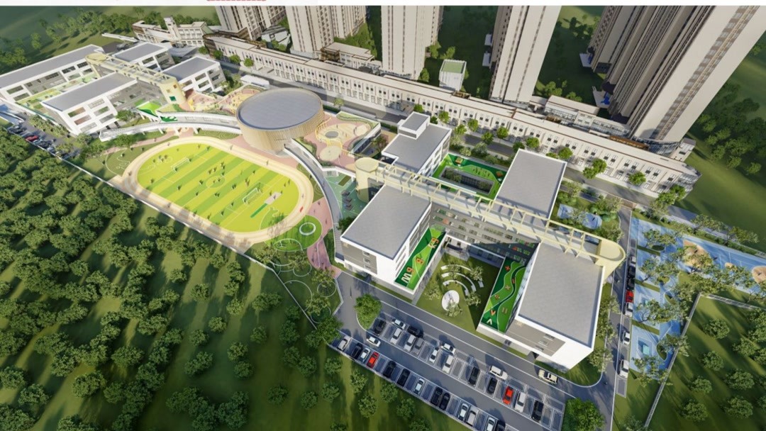 太原一小学封顶!真的很牛