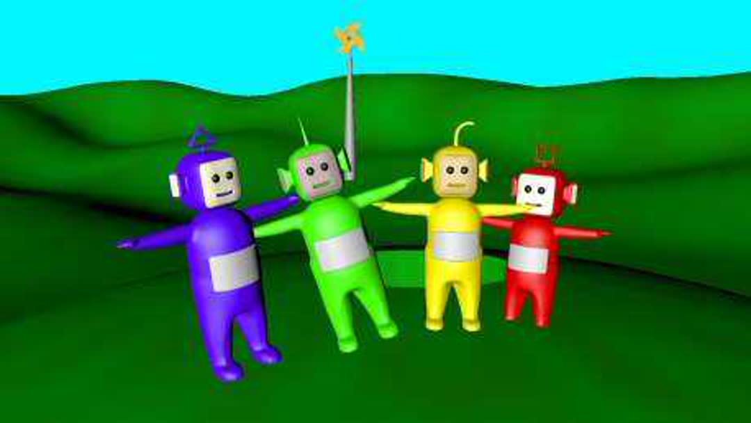 「学动画三年」盗版天线宝宝,沙雕画风还原童年经典