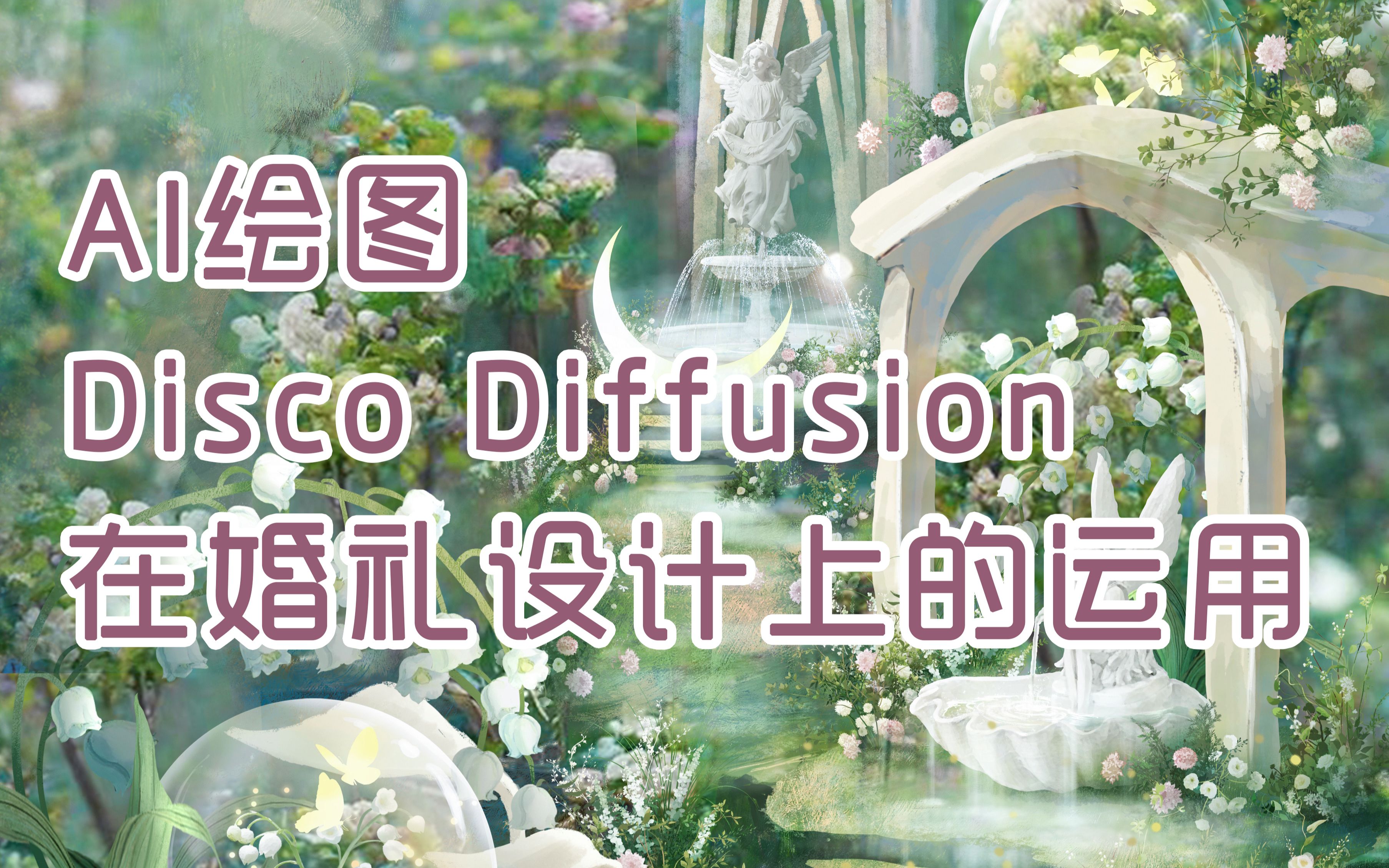 Disco Diffusion / 一键生成婚礼设计概念图0基础教程
