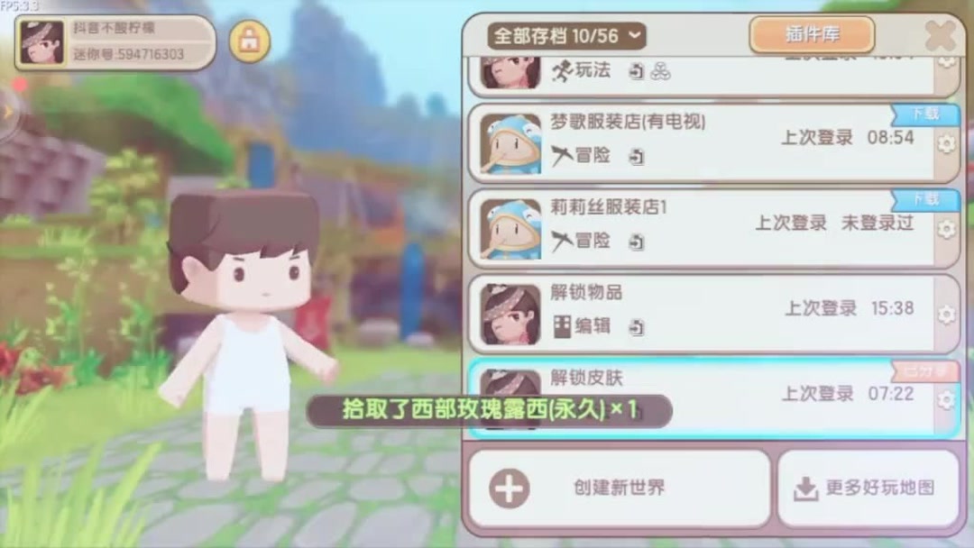 永久皮肤地图#迷你世界