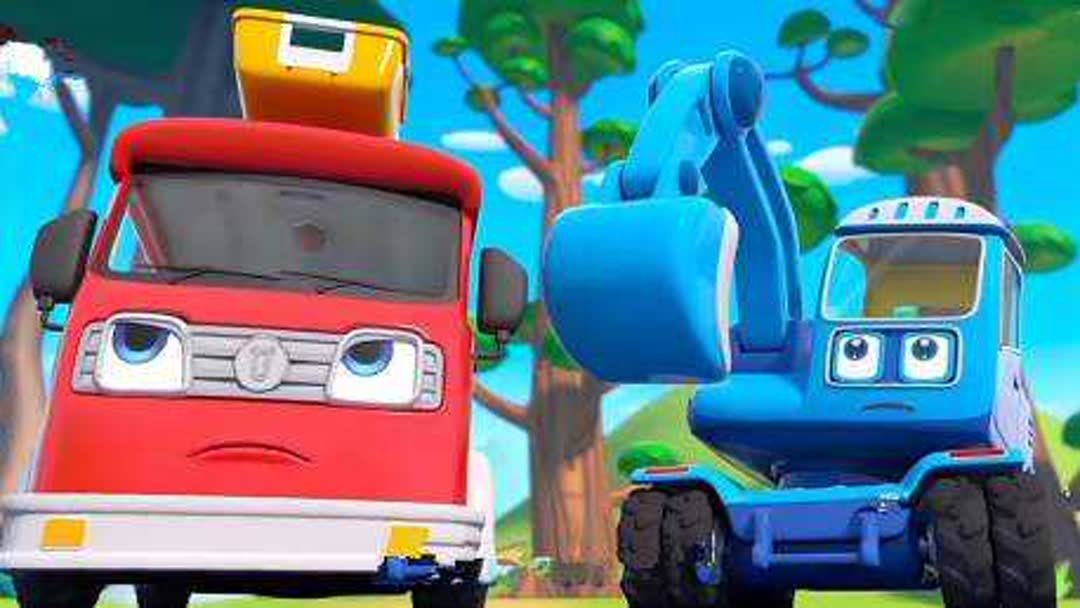 工程车没油了,谁来帮忙!宝宝巴士