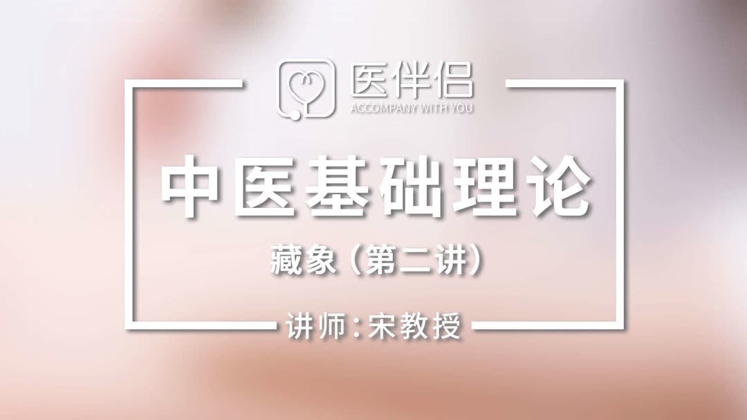 中医基础理论-藏象(第二讲)-医伴侣APP公开课