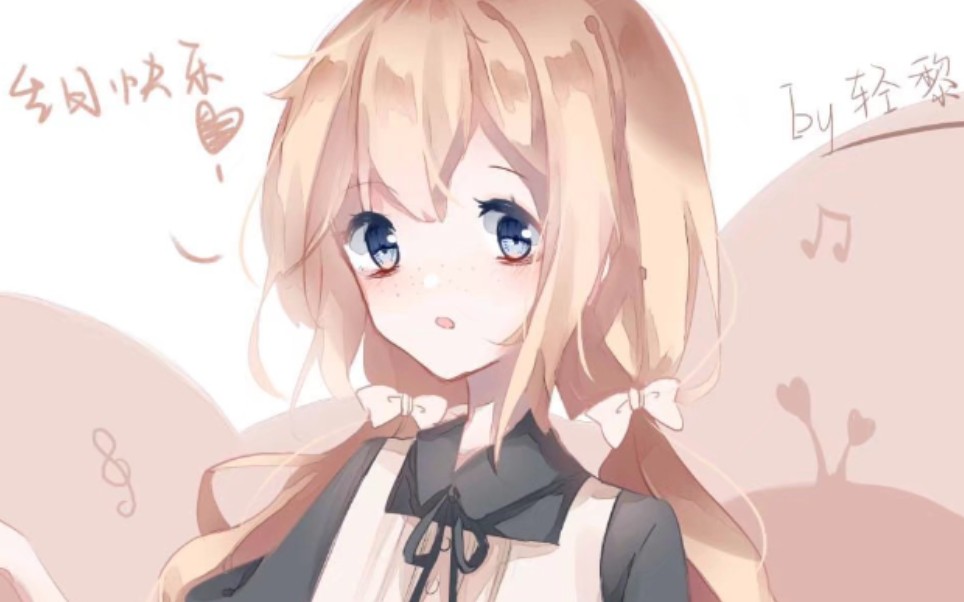 【sai绘画过程】给亲友画的生贺!