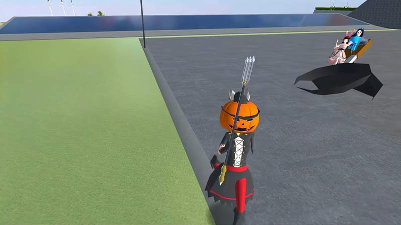 樱花校园模拟器:唐三和小舞用铁锅打比比东