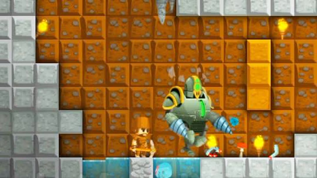 猎人的生存日记游戏实况ep.2 洞穴里的机器人