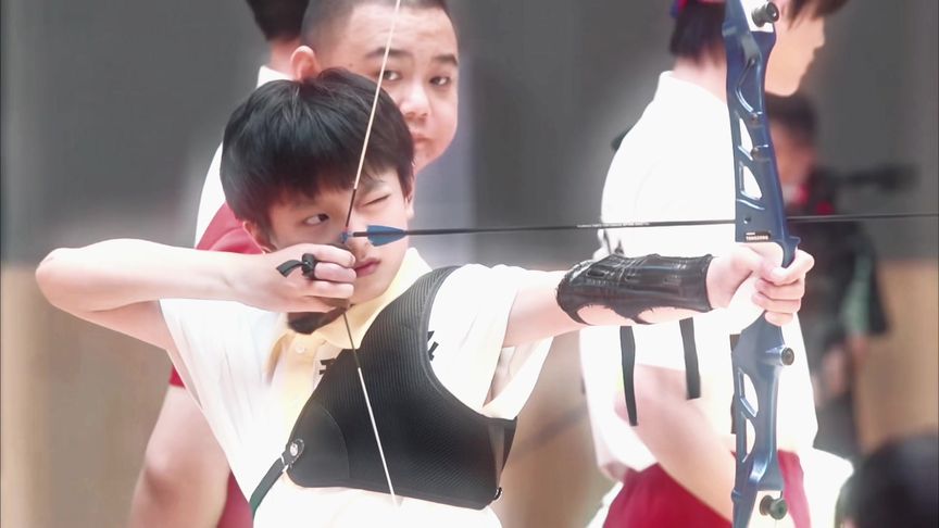 今年运动会小穆射箭一定不会脱靶! #穆祉丞 #tf家族三代
