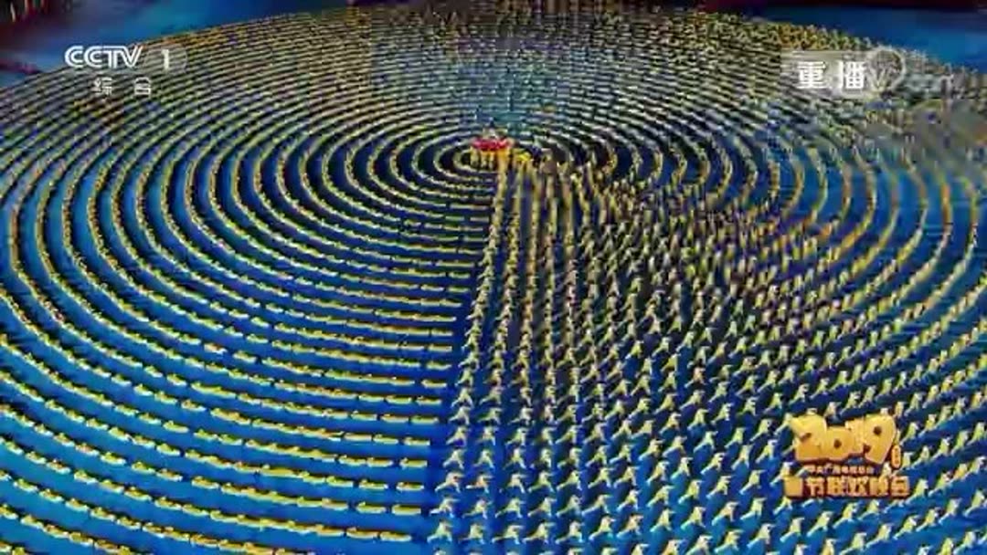 2019央视春晚 河南少林塔沟武校武术《少林魂》