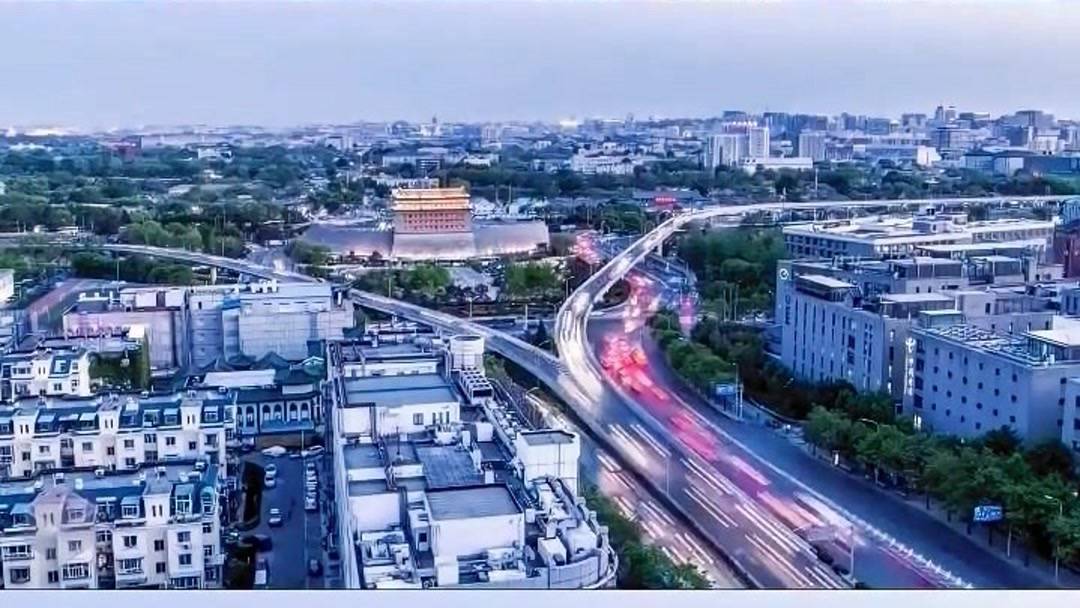 航拍摄影 北京 记录中国 新时代新京彩 打卡夜北京