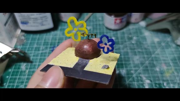 海绵宝宝系列制作派大星的家#微缩 #手作 #模型 #励志