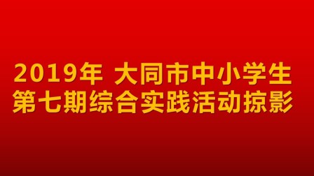 大同市第七期中小学生综合实践活动掠影