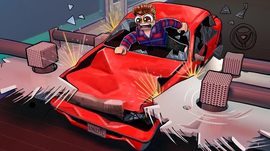 Roblox汽车粉碎机:整个基地都爆炸!我和垃圾车一起被焚化了!