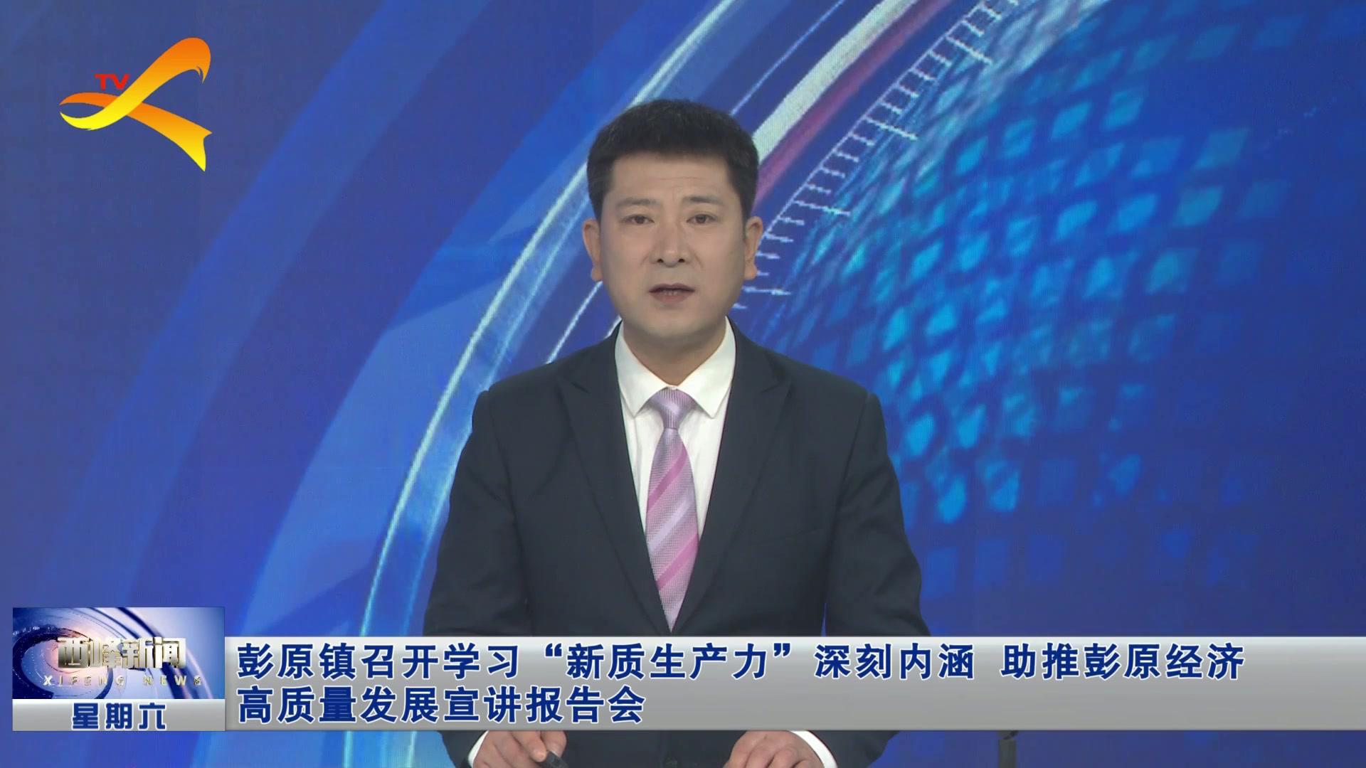 彭原镇召开学习“新质生产力”深刻内涵助推彭原经济高质量发展宣讲...