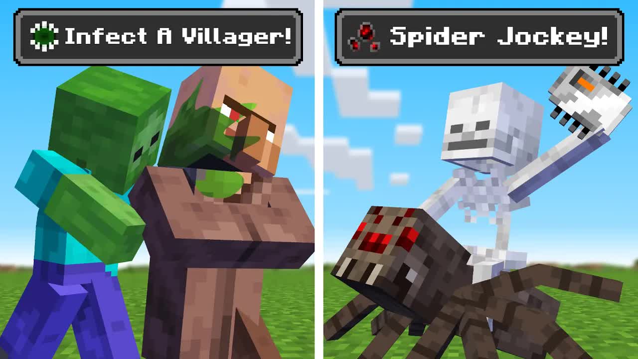 Minecraft生物,如果他们有进步--我的世界模组生存