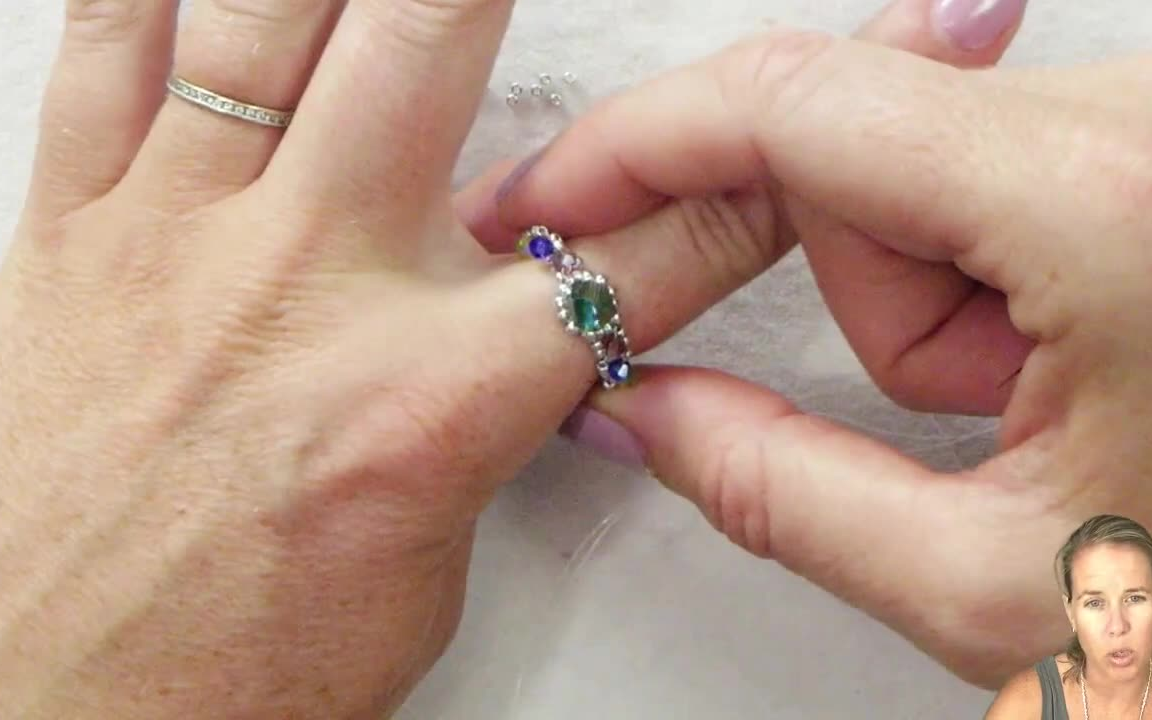 【静默的美好】水晶双芯戒指-DIY珠宝制作教程