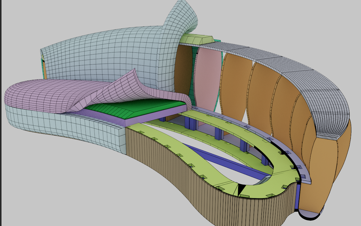沙发电脑3D放样-异型沙发-4海棉模