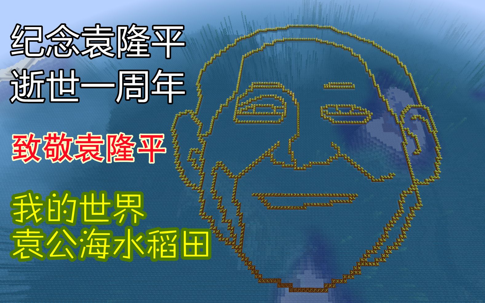 我的世界袁公海水稻田【纪念袁隆平逝世一周年】