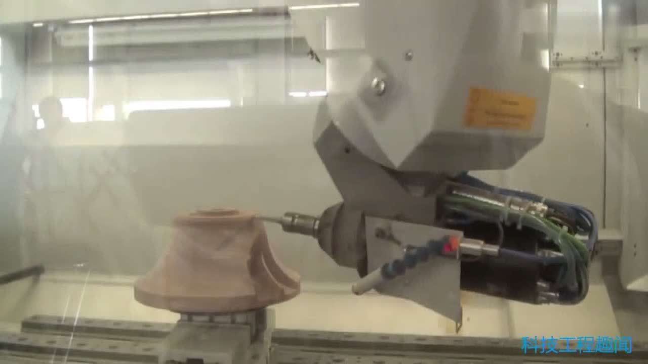 令人惊叹的CNC五轴加工,超复杂斜伞齿轮,这是真正的.