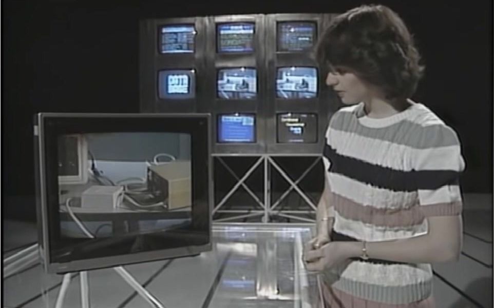 1984年电视节目,教你如何用电脑拨号上网,发送一封电子邮件