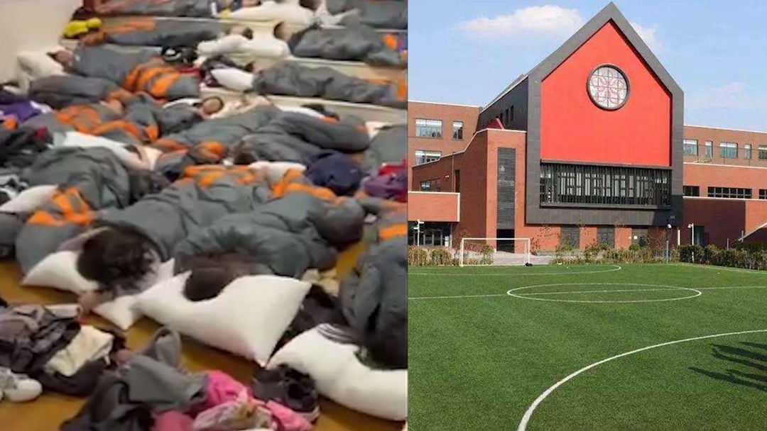 上海一小学因疫情封控,师生集体在校打地铺,全市调整教学安排