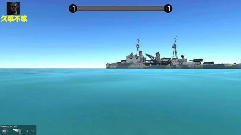 战地模拟器:会瞬移的战舰,这是出BUG了吗