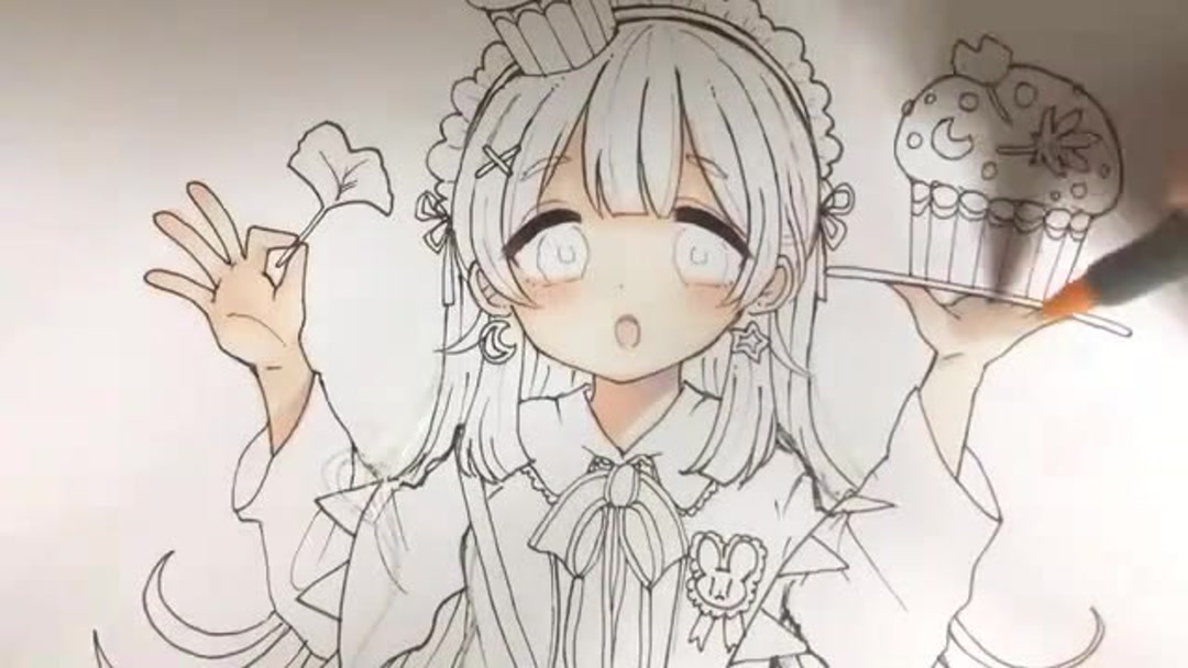 【手绘】如何用马克笔给动漫人物上色?