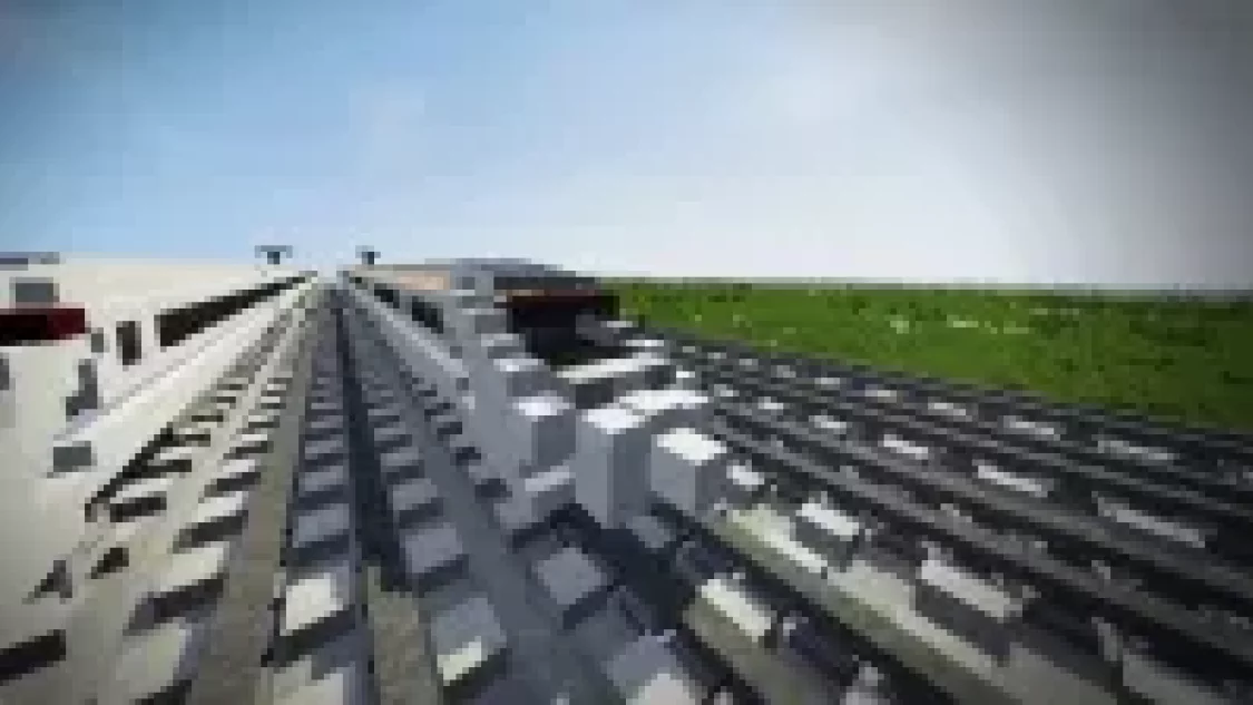 我的世界 RTM解说 minecraft realtrain 火车建筑EP2 CRH380B