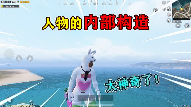 和平精英:人物模型"内部构造",居然只有鼻孔?太神奇了!