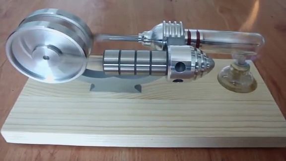 斯特林发动机模型,这个原理你看懂了吗?