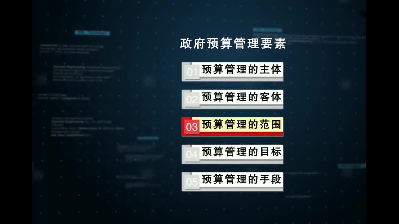 6.2.3.1政府预算管理的组织体系知识点.CUT.01'09-28集(附视频下载链接)