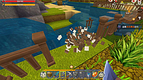 迷你世界耗子解说 第264集 治理洪水要学会三维堵水,这样就不怕了!