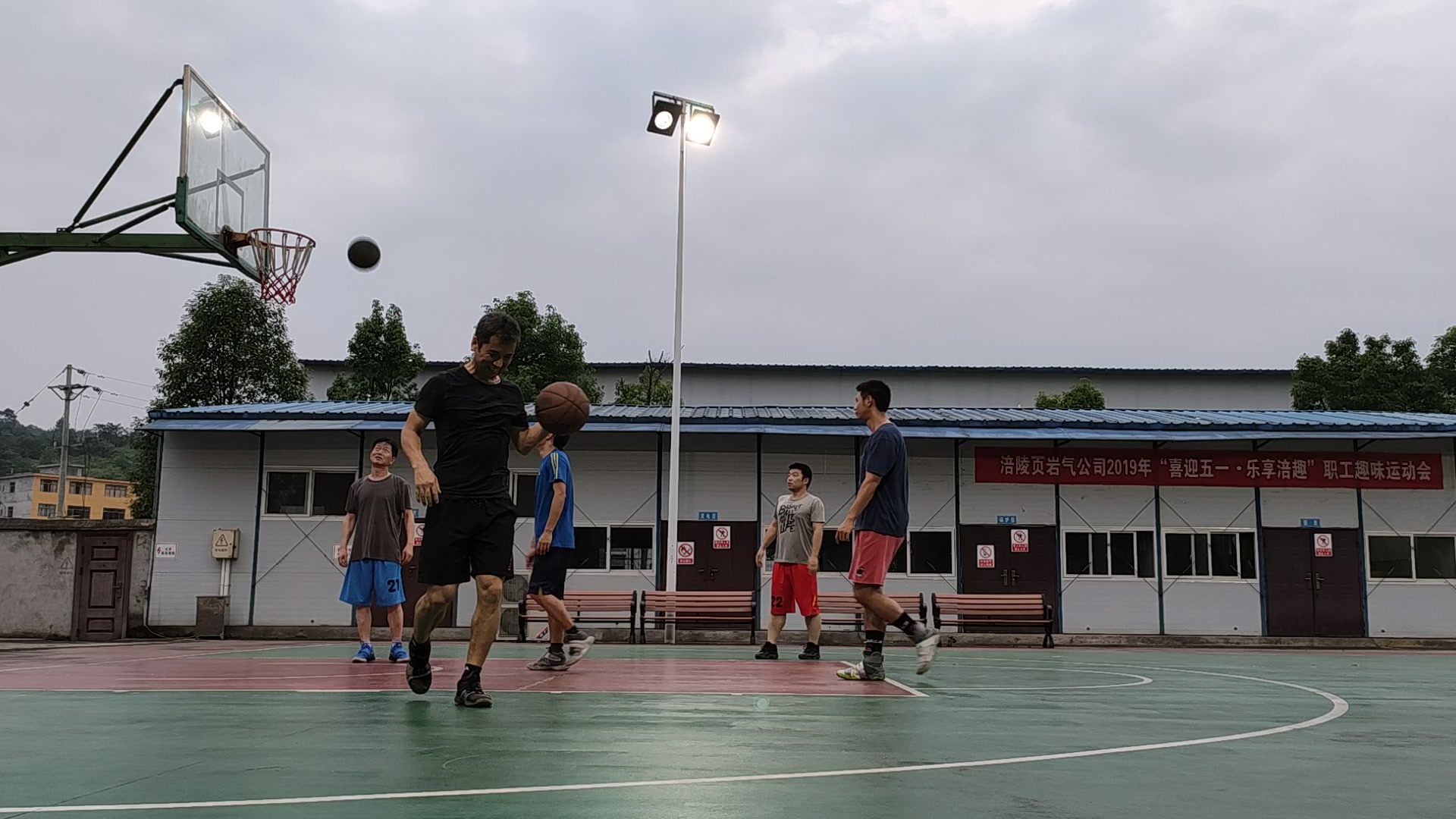 萌新篮球--投篮练习20190610