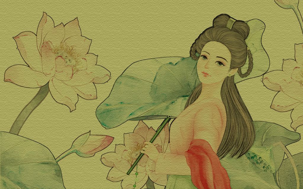 用PS制作工笔画效果