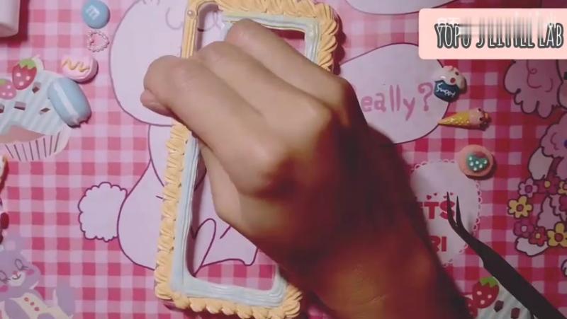 「奶油胶」泡泡玛特盲盒款奶油胶手机壳制作过程