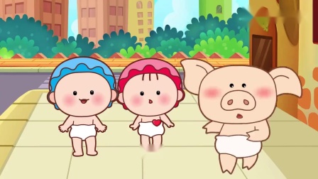 3236_可可小爱:大妈水果掉了,孩子们帮她捡,反被误会成要抢。