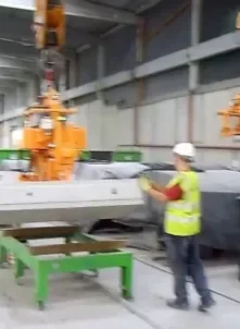 Aerolift 在管片生产中的应用