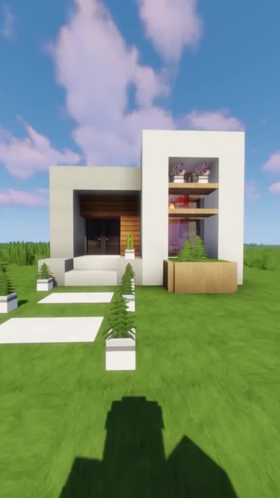 我的世界之搞笑:简易现代住宅!