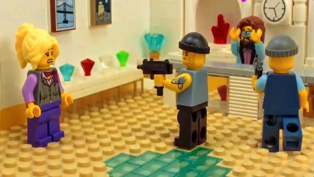 乐高定格动画:乐高警察是怎么执行任务的?