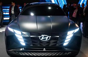 现代新SUV实拍,插电混动车型,外观设计新颖,看完心动了