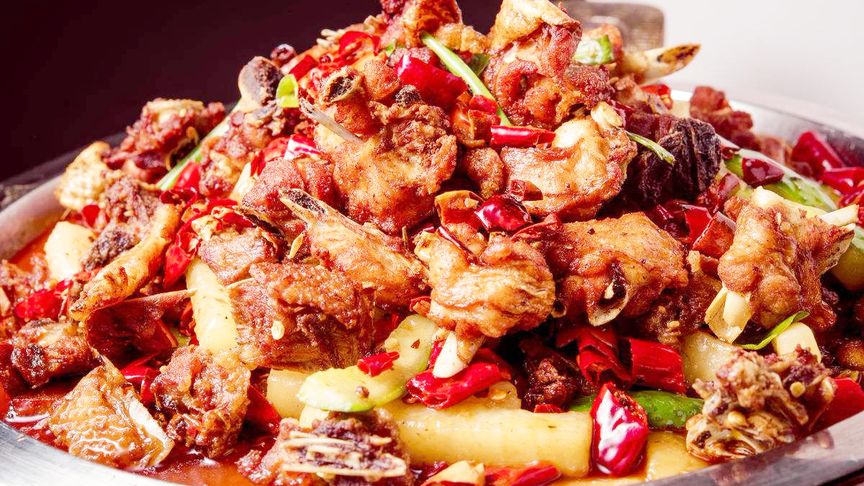 新疆一绝:大盘鸡!