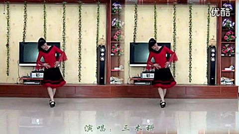 惠汝广场舞最新《我爱你》广场舞蹈视频大全2015分解慢动作