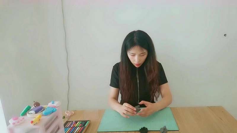 粘土手工制做大象萌物,简单易学,快来试试吧!