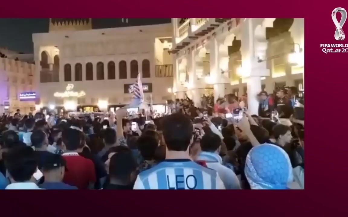 50000名阿根廷球迷在多哈世界杯决赛疯狂庆祝