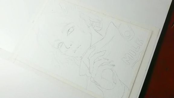 超美手绘人物唯美插画