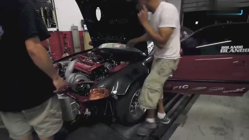 涡轮增压版1100马力的本田思域测试动力,这声浪GTR见了也得熄火