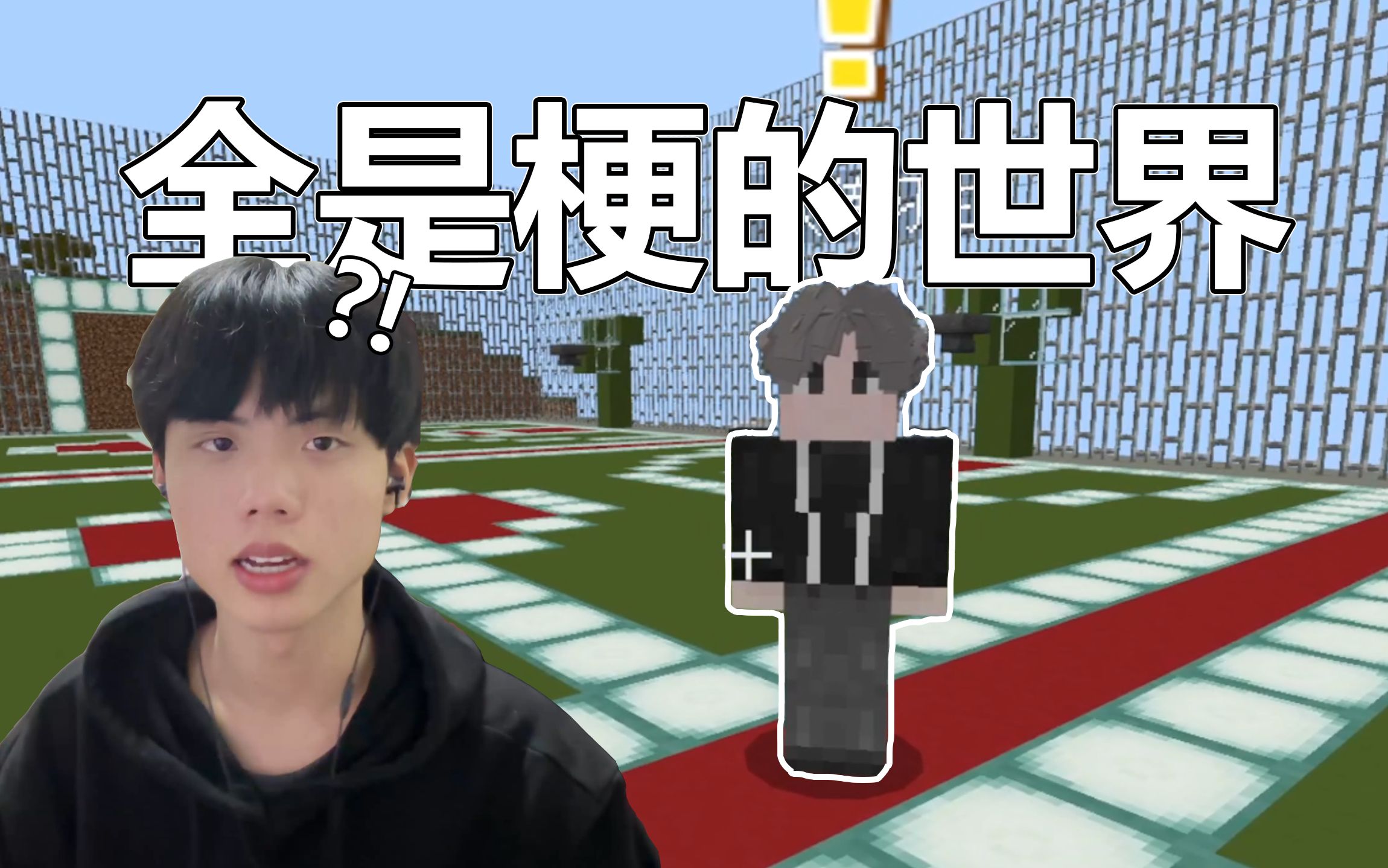 出生在全是经典热梗的世界,世界会变的多奇怪?#我的世界